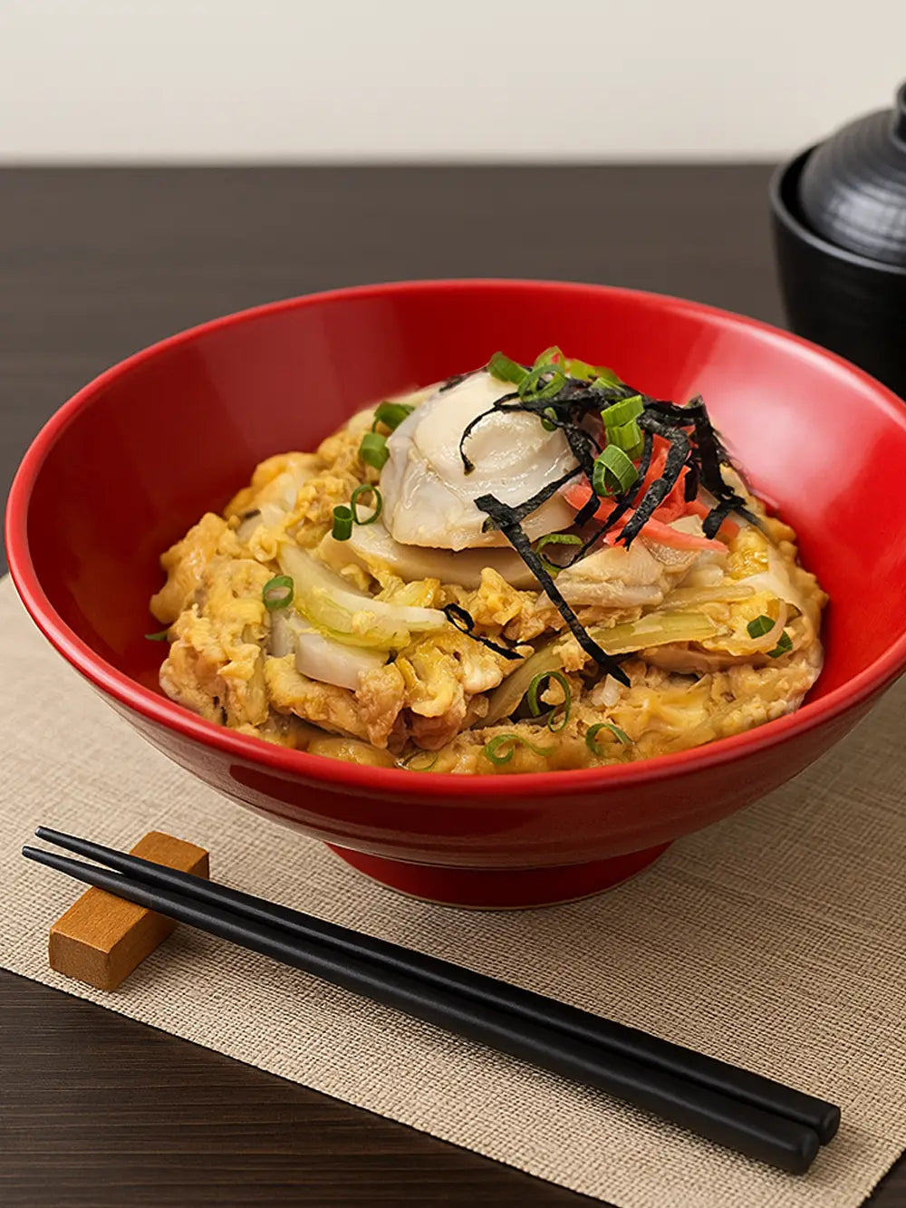 Awabi Don Recipe with Egg – Japanese Abalone Rice Bowl